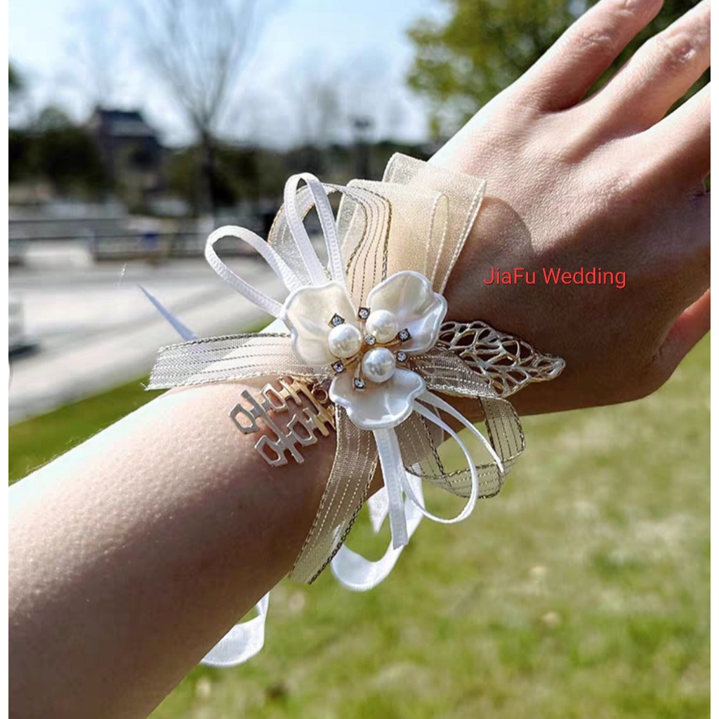 Jual Korsase pergelangan tangan bunga untuk Bridesmaids/sisters acara ...