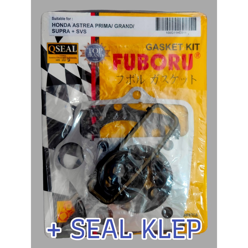 Jual PAKING TOP SET + SEAL KLEP ASTREA PRIMA / GRAND / SUPRA GASKET FUBORU | Shopee Indonesia