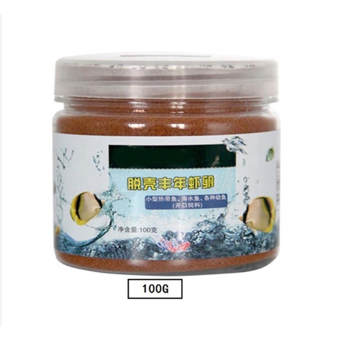Jual Jiebao Artemia 100g Botol/Kemasan Brine Shrimp Egg Shell Free ...
