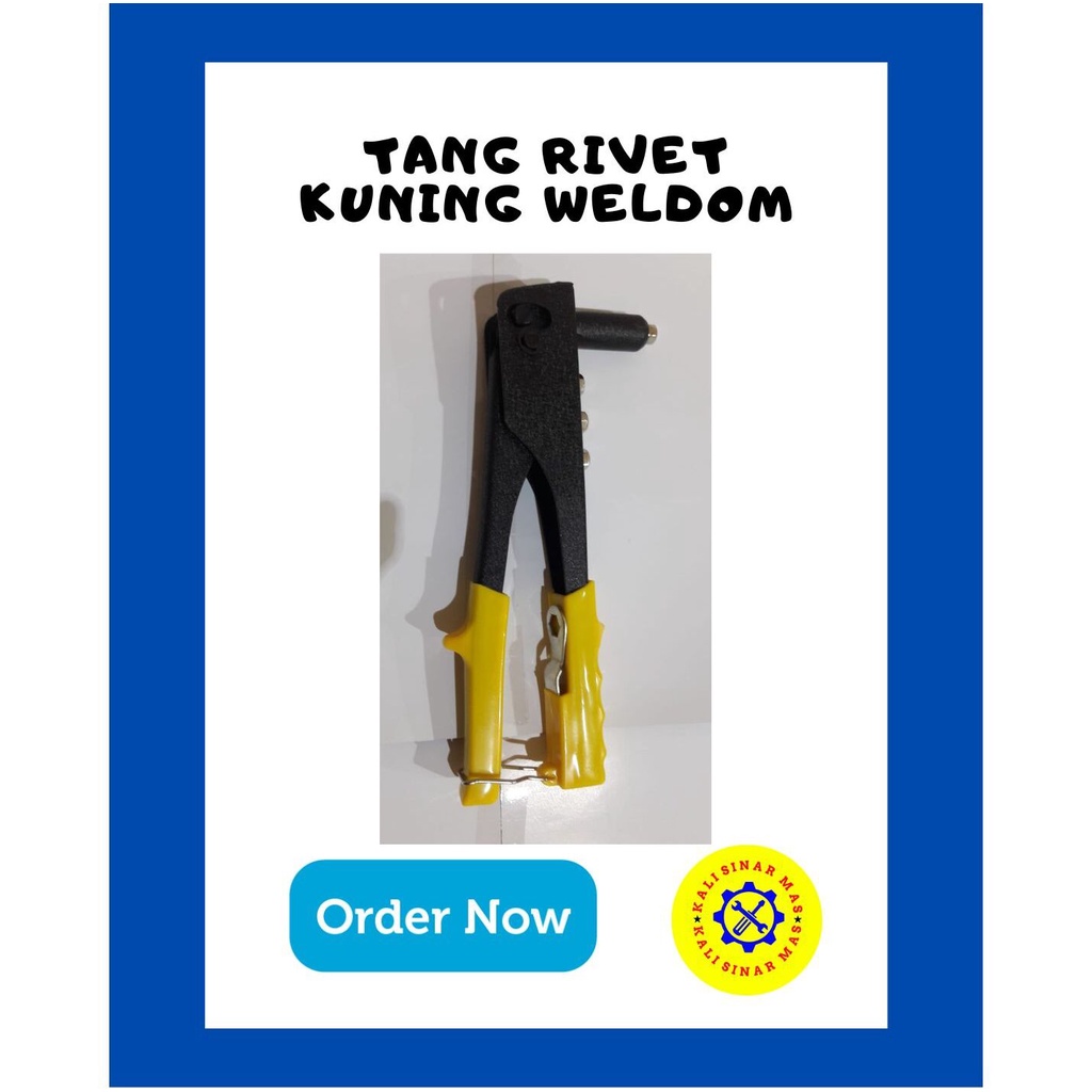 Jual TANG RIVET KUNING MEREK WELDOM | Shopee Indonesia