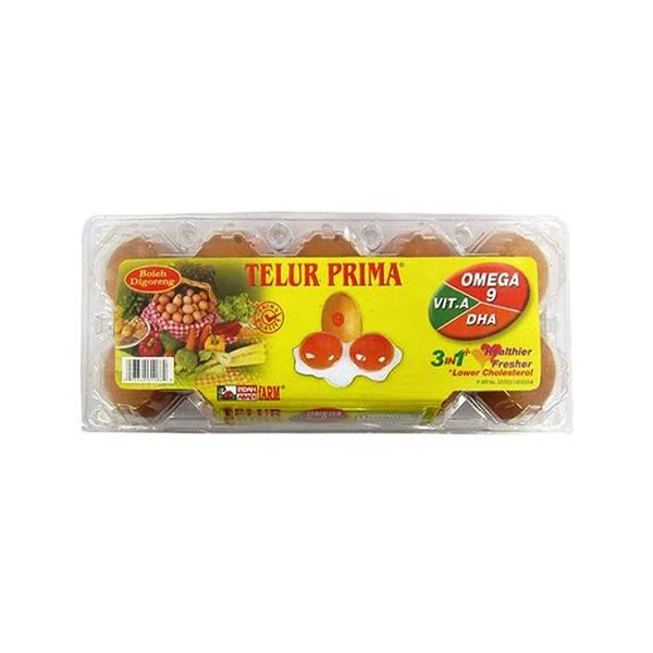 Jual PRIMA TELUR OMEGA 9 10 PCS | Shopee Indonesia