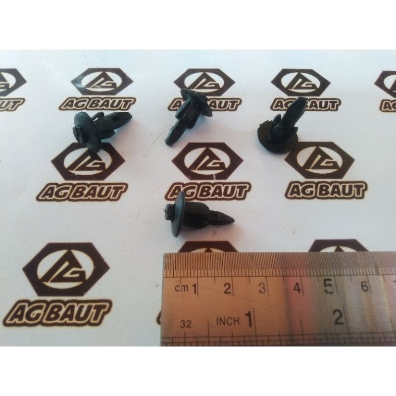 Jual Baut Klip Rivet Plastik / Kancing Klip Plastik Sedang M7 N-Max ...