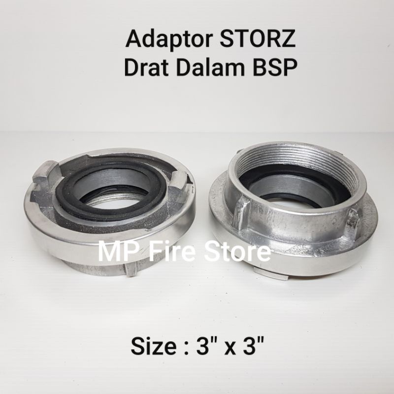 Jual FIRE ADAPTOR STORZ 3 x 3 in DRAT DALAM BSP HYDRANT PEMADAM ...