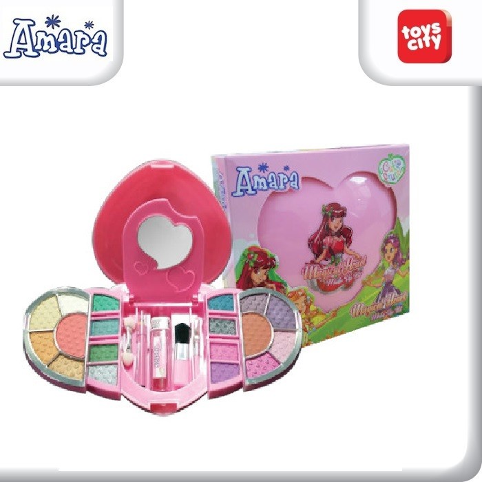 Jual AMARA Magical Heart Make Up KIT Cutie Frutti Mainan Make Up ...