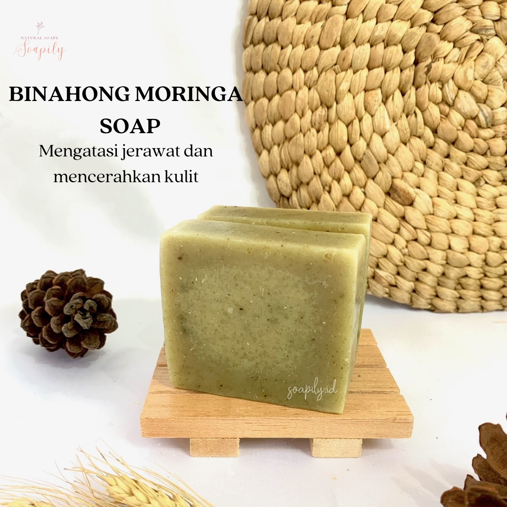 Jual SOAPILY BINAHONG MORINGA Sabun Alami | Binahong Kelor Kulit ...