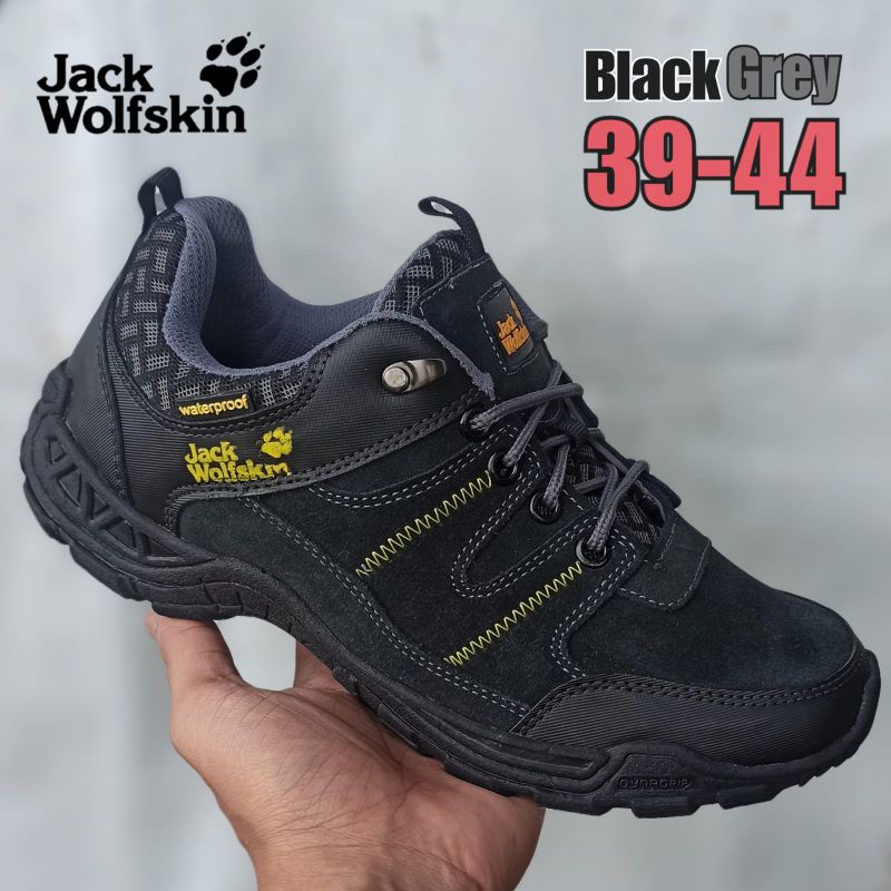 Jual sepatu hiking Jack wolfskin Low sepatu gunung pria wanita bahan ...