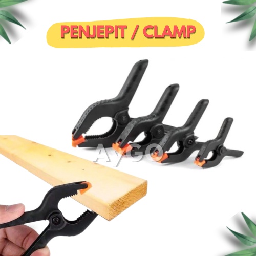 Jual SPRING CLAMP / KLIP JEPIT PENJEPIT PAPAN KAYU /CATOK PLASTIK ...