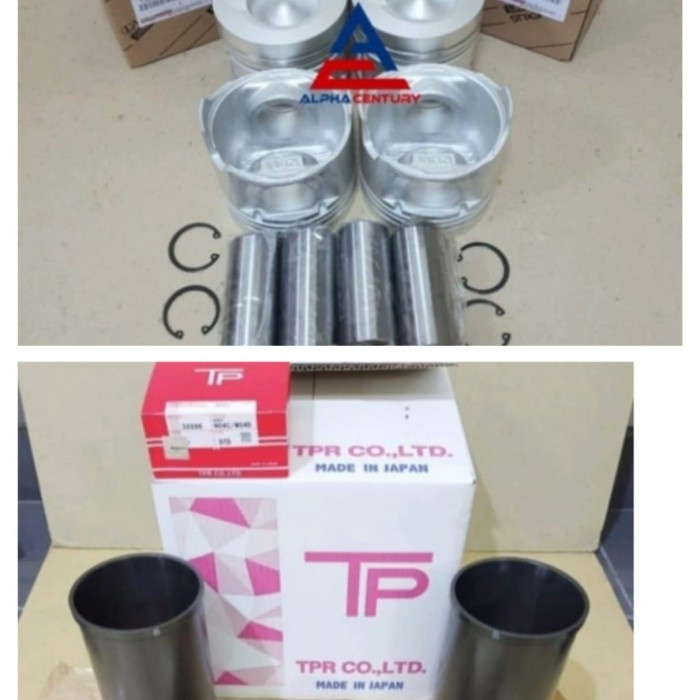 Jual PAKET LINER TP + RING TP +PISTON ASSY TOYOTA HT125 HT130 ASLI ...