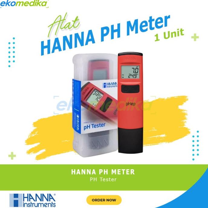 Jual HANNA HI 98107 PH Meter / PHep tester / Pocket PH Tester ( New ...