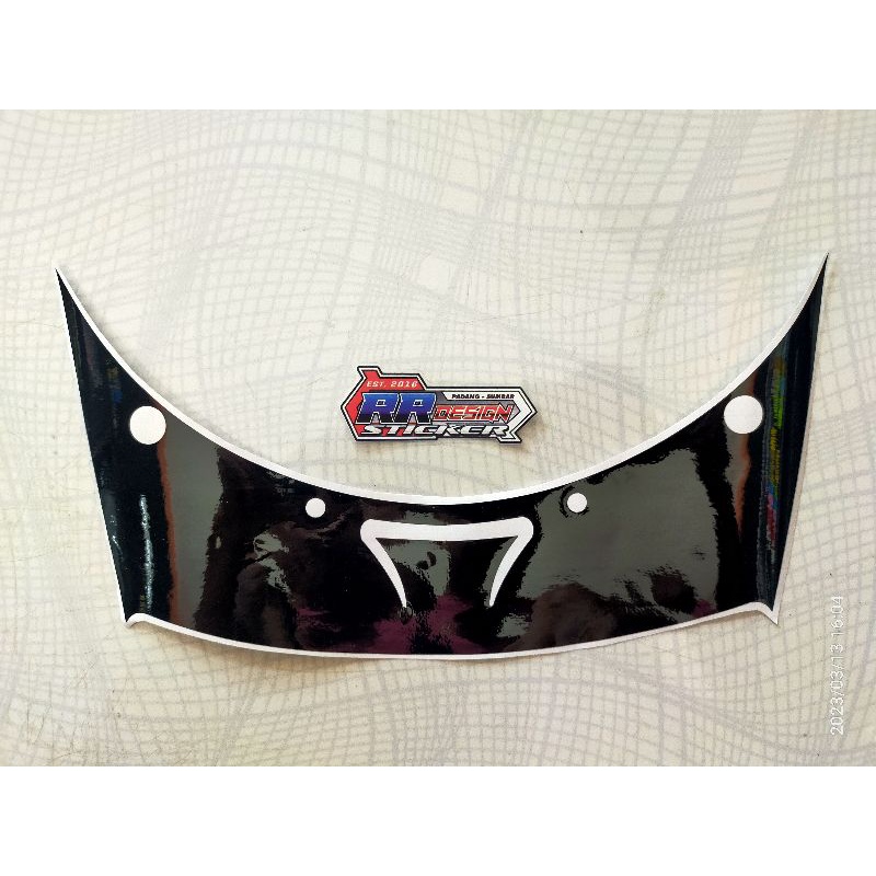 Jual stiker striping visor windshield headlamp ninja rr 150 old doff ...