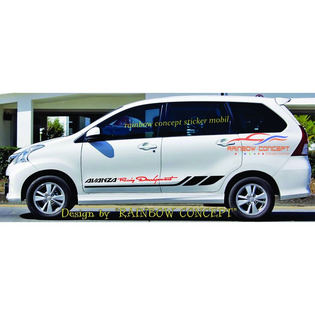 Jual sticker avanza stiker mobil toyota avanza racing development list ...