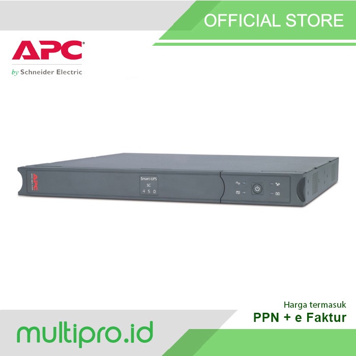 Jual UPS APC SC450RMI1U Smart-UPS SC 450VA 230V - 1U Rackmount/Tower ...
