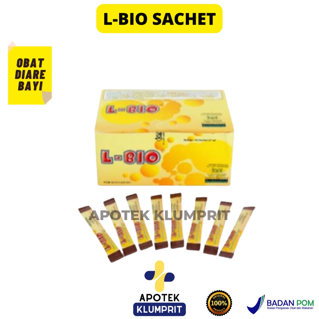 Jual L-Bio Sachet / L Bio / Probiotik untuk diare anak maupun bayi ...