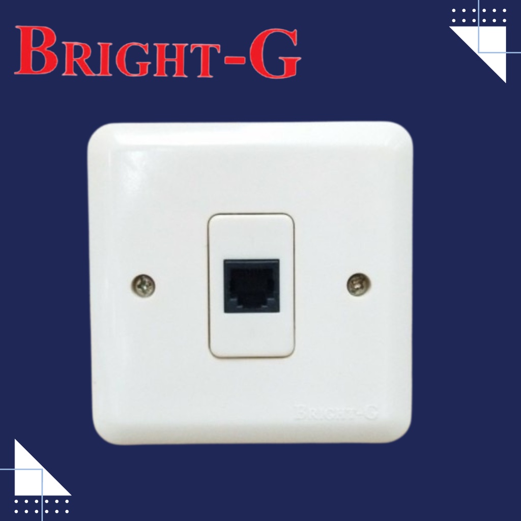 Jual Stop Kontak Telepon Socket Telepon Dinding Colokan TELPON Inbow IB ...