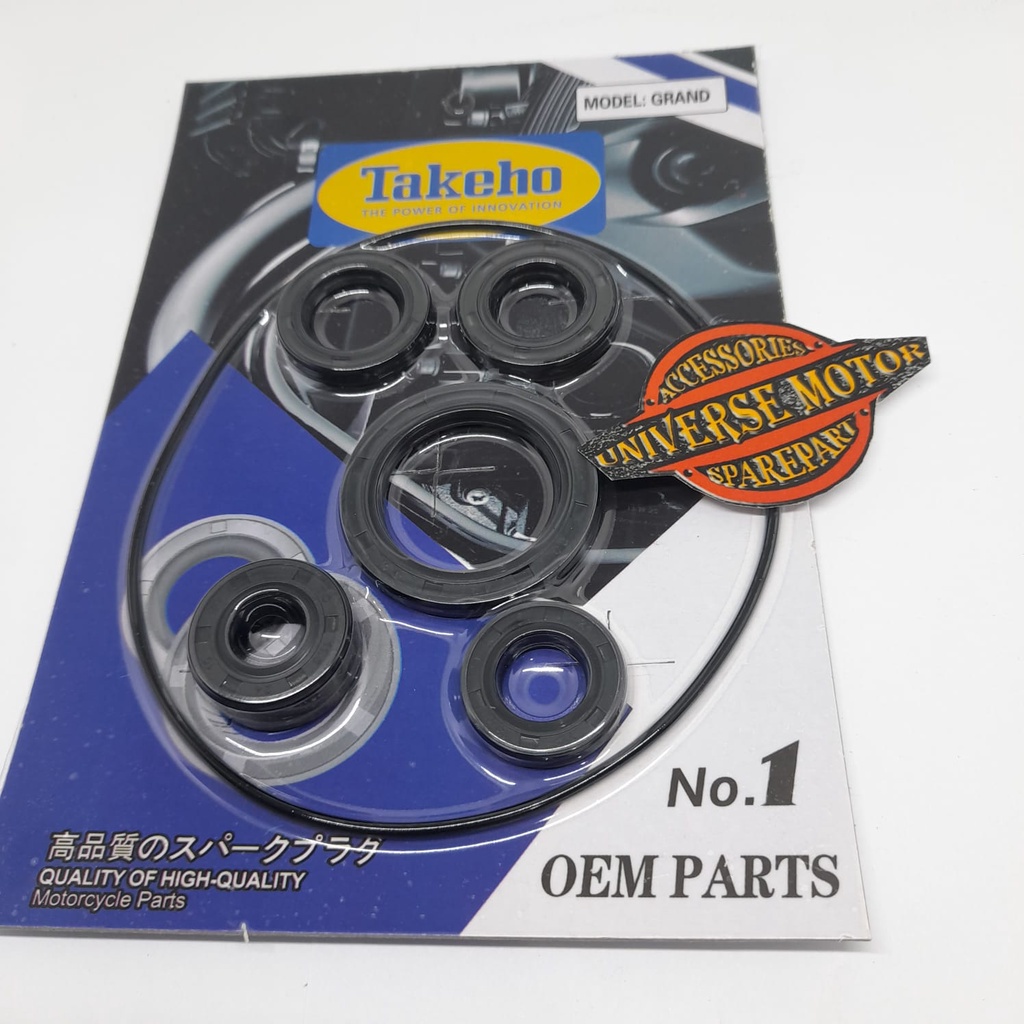 Jual SEAL KOMPLIT HONDA GRAND ISI 6 SEAL SET SIL KOMPLIT SUPRA LEGENDA SUPRA FIT NEW | Shopee ...
