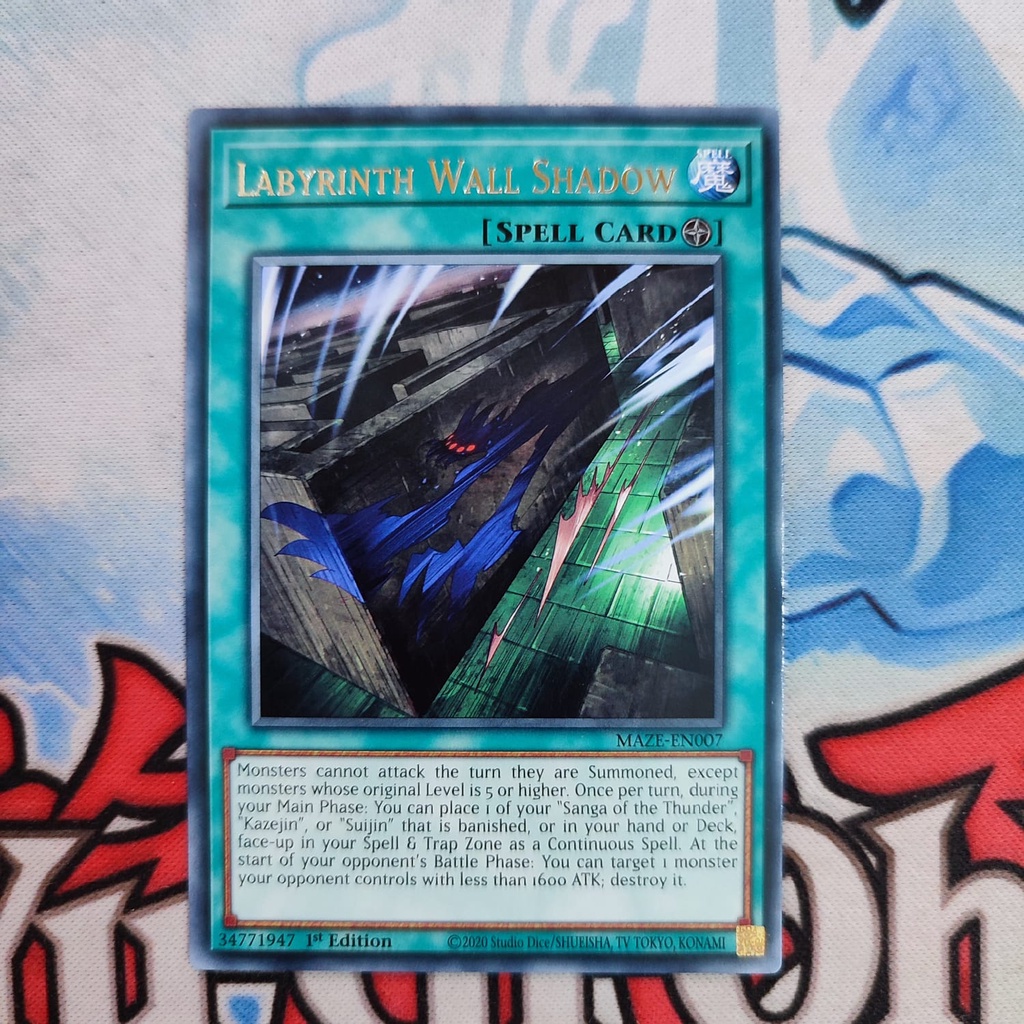 Jual yugioh labyrinth wall shadow MAZE rare 1st original | Shopee Indonesia