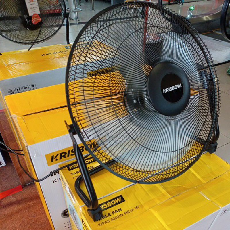 Jual kipas angin krisbow 16 inci/kipas angin meja/table fan | Shopee ...