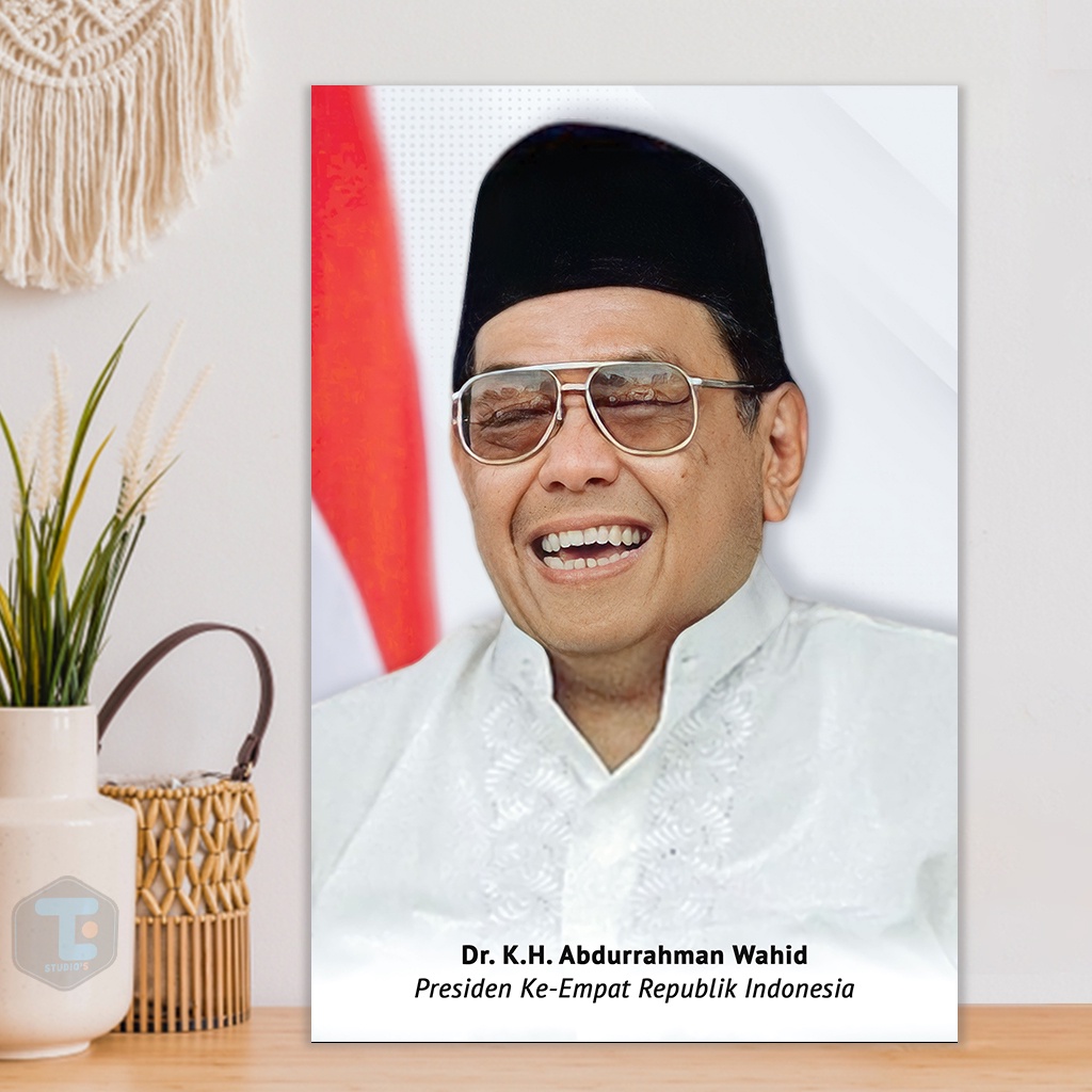 Jual Poster Gus Dur Hiasan Dinding Presiden Keempat Indonesia ...