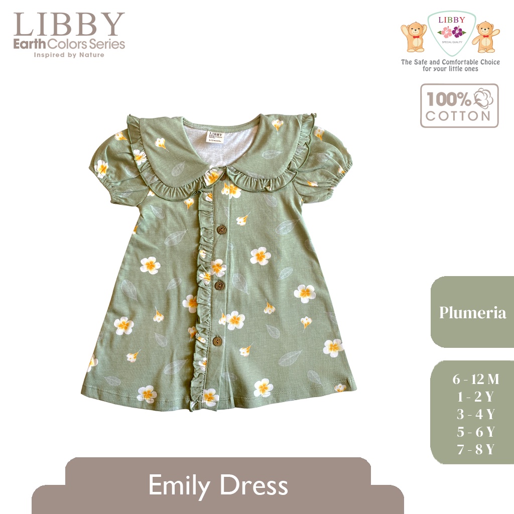 Jual LIBBY Dress anak Perempuan 6 bulan - 14 tahun Emily Dress (1 Pcs ...