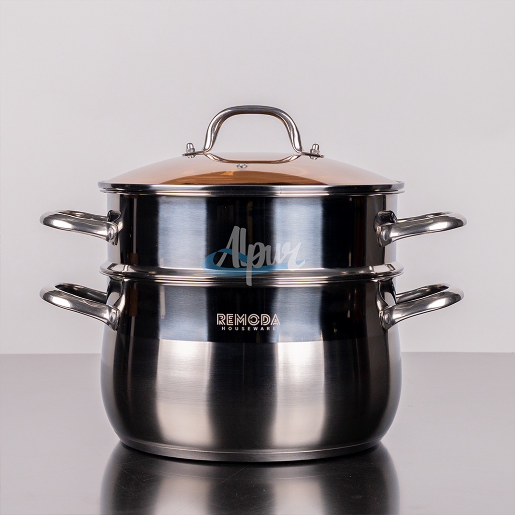 Jual Remoda Panci Kukus Steamer Pot Panci Multifungsi 22-26cm Stainless ...