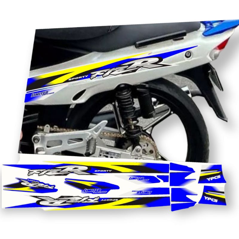 Jual Sticker striping motor yamaha fiz r limited edition lis bodi F1 ZR ...