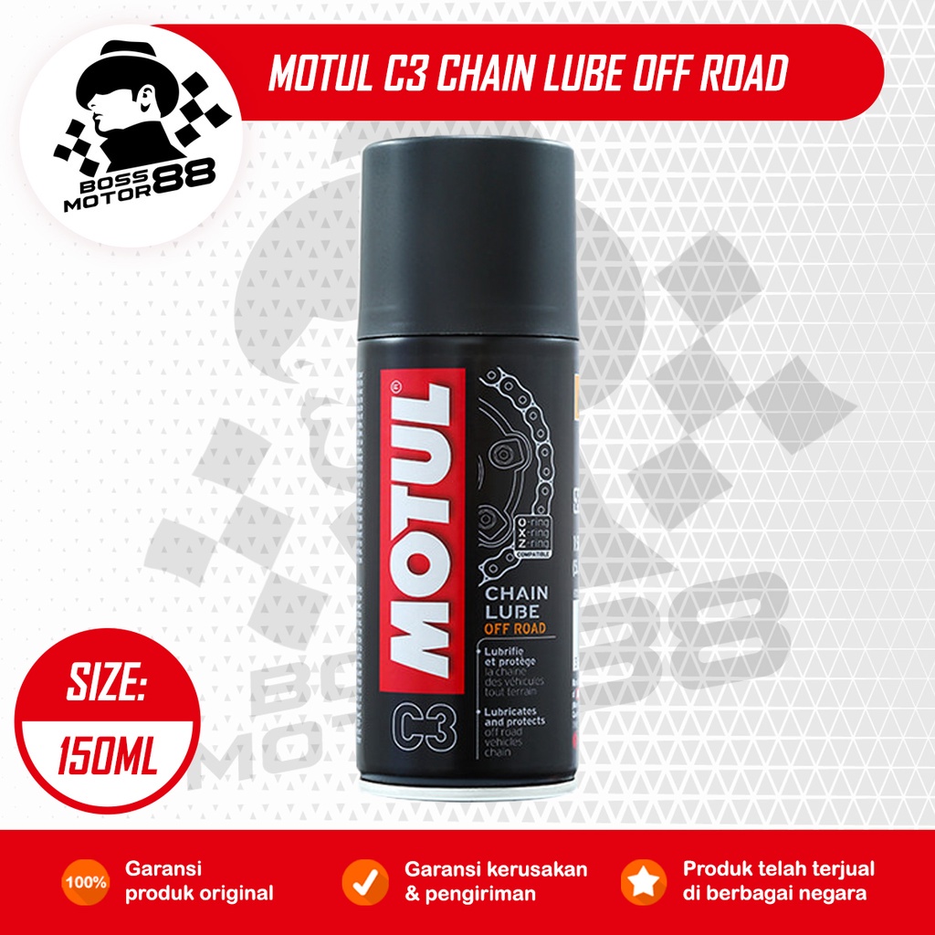 Jual Motul C3 Chain Lube Off Road 150ml - Pelumas Rantai Motor Original ...