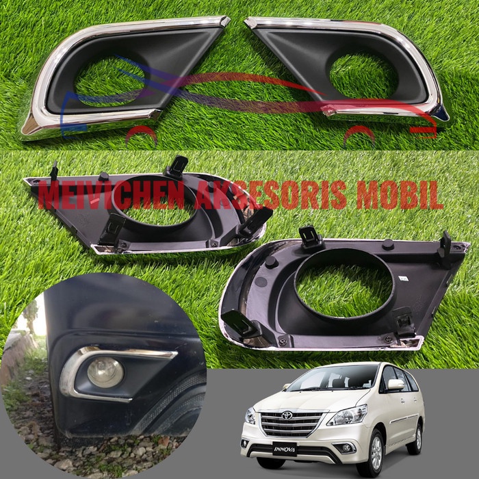 Jual Cover Foglamp Ring Fog Lamp Toyota Grand New Innova Inova 2013 ...
