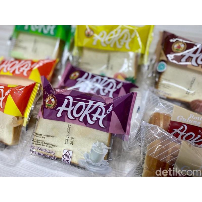 Jual Promo Roti Aoka Ready Berbagai Varian Rasa Mumer roti lembut dan ...