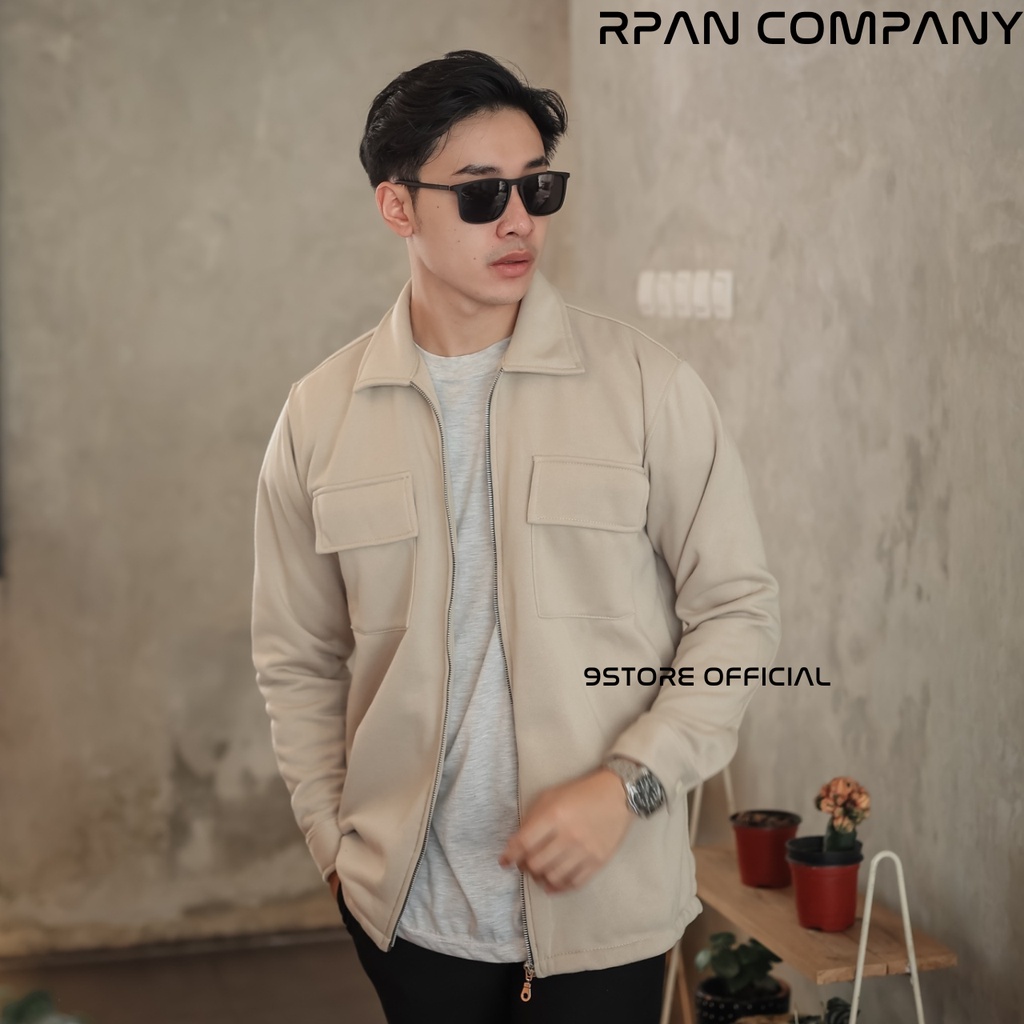 Jual Shacket Jacket ZIPPER Pria / Shirt Jacket Resleting RPAN COMPANY ...