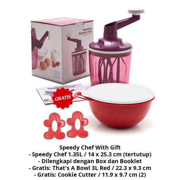 Jual Speedy Chef Purple Tupperware | Shopee Indonesia