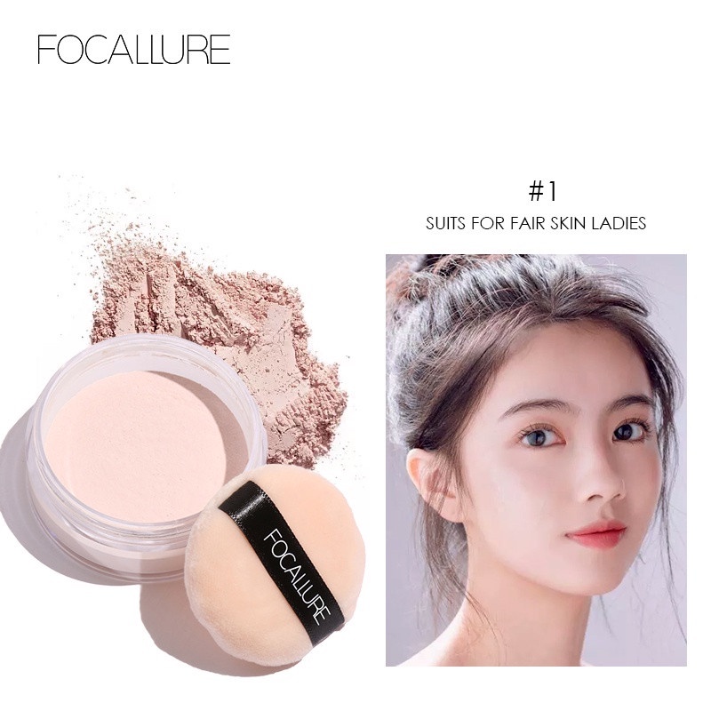 Jual Focallure Super Fine Loose Setting Powder / Bedak Tabur | Shopee ...