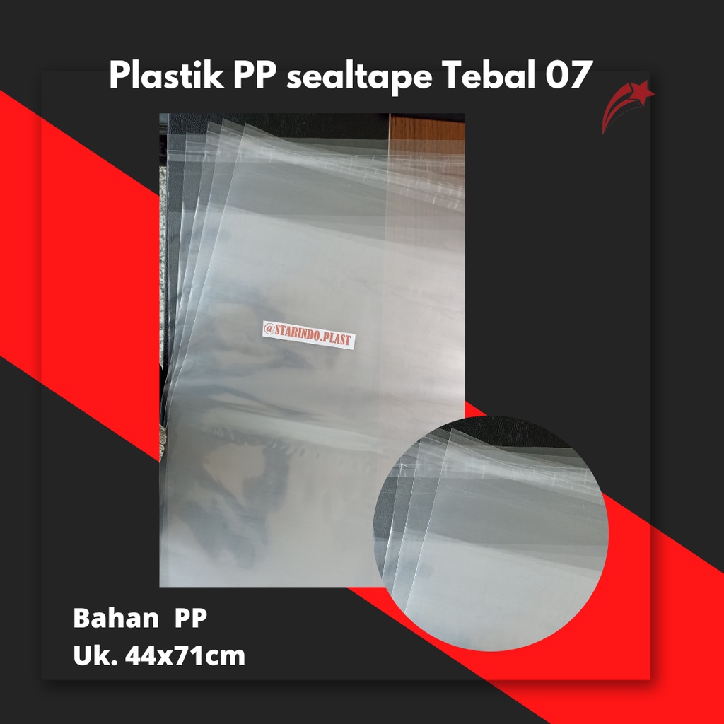 Jual Plastik PP Tebal Jumbo Untuk Layer Document Baju Garment Dll ...