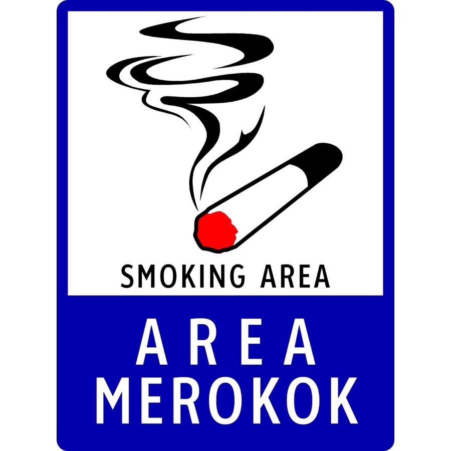 Jual PANEL RAMBU SMOKING AREA / AREA MEROKOK | Shopee Indonesia