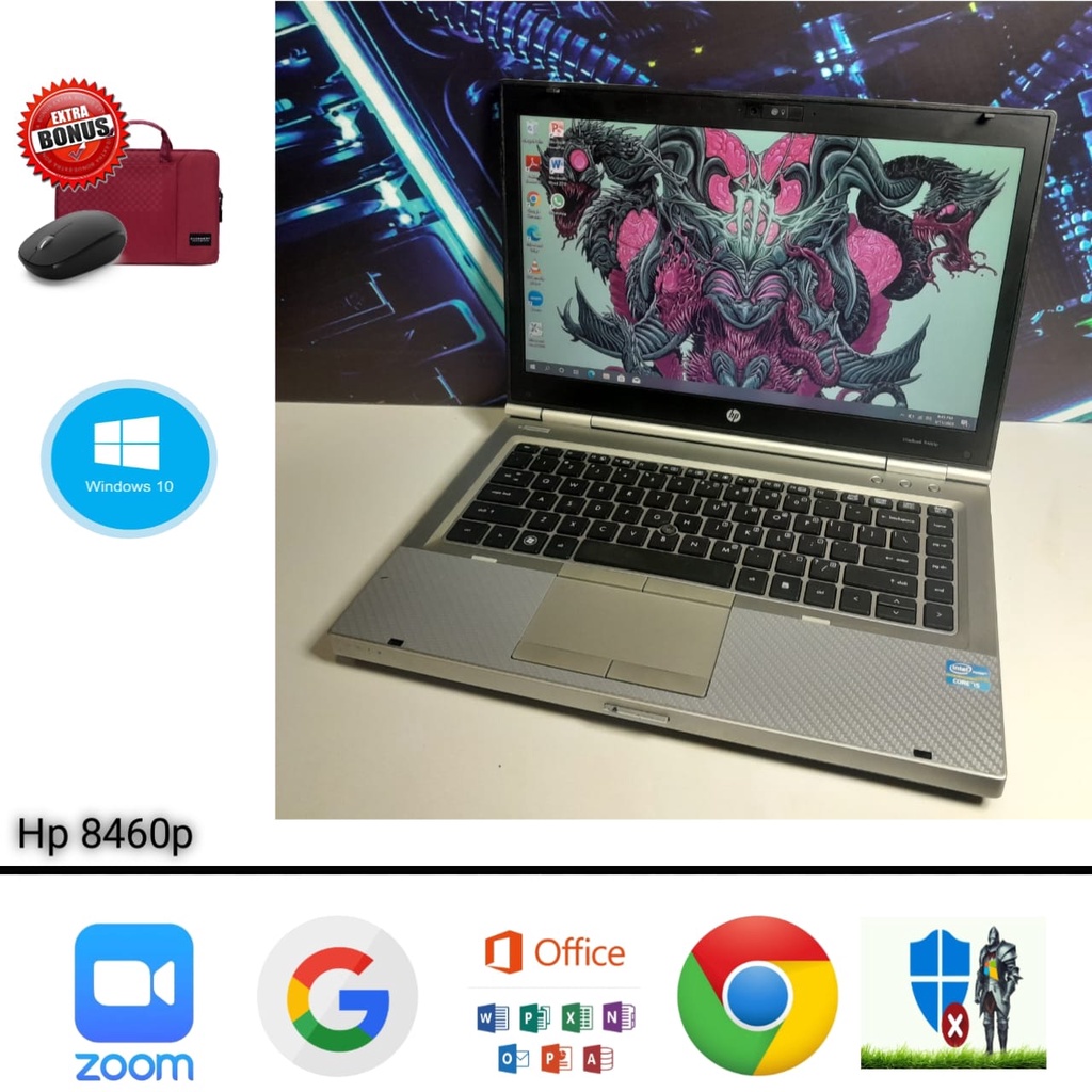 Jual Laptop Hp Elitebook 8460p Core i5 Gen 2 Ram 4GB SSD 128GB Windows 10 Siap Pakai!!! | Shopee ...