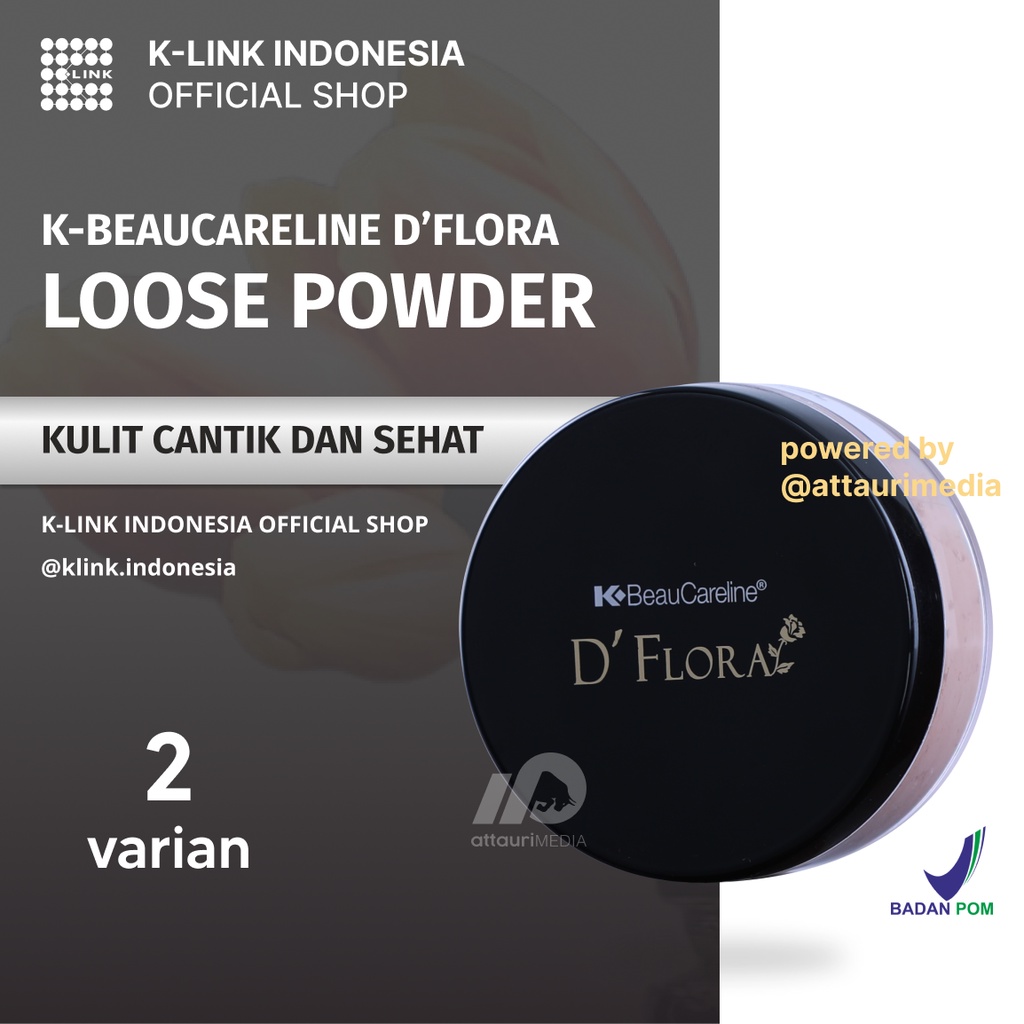 Jual K-Beaucare D'Flora Loose Powder SPF 40 PA++ Halal BPOM D Flora ...