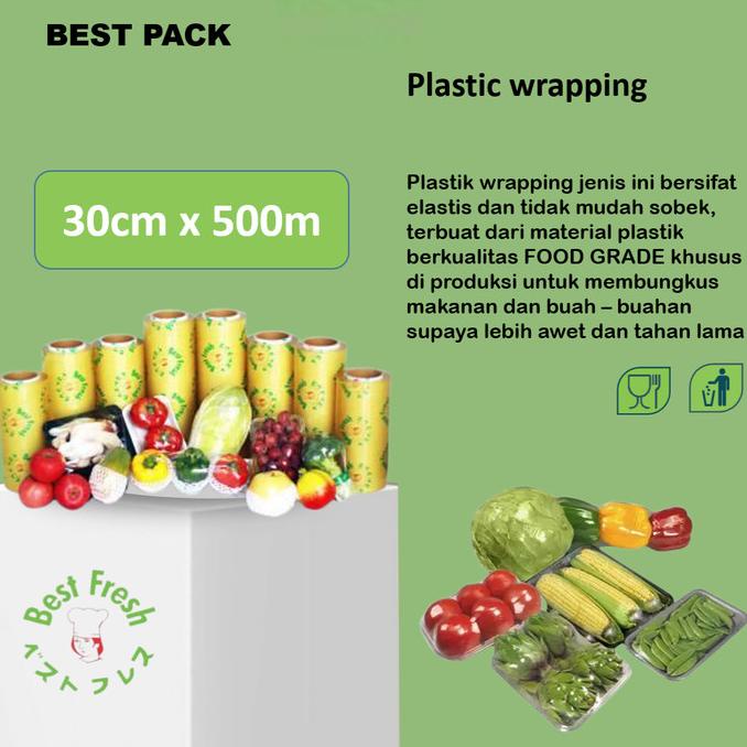 Jual Plastik Wrapping Makanan 30Cm X 500M ( Food Grade ) Merk Best ...