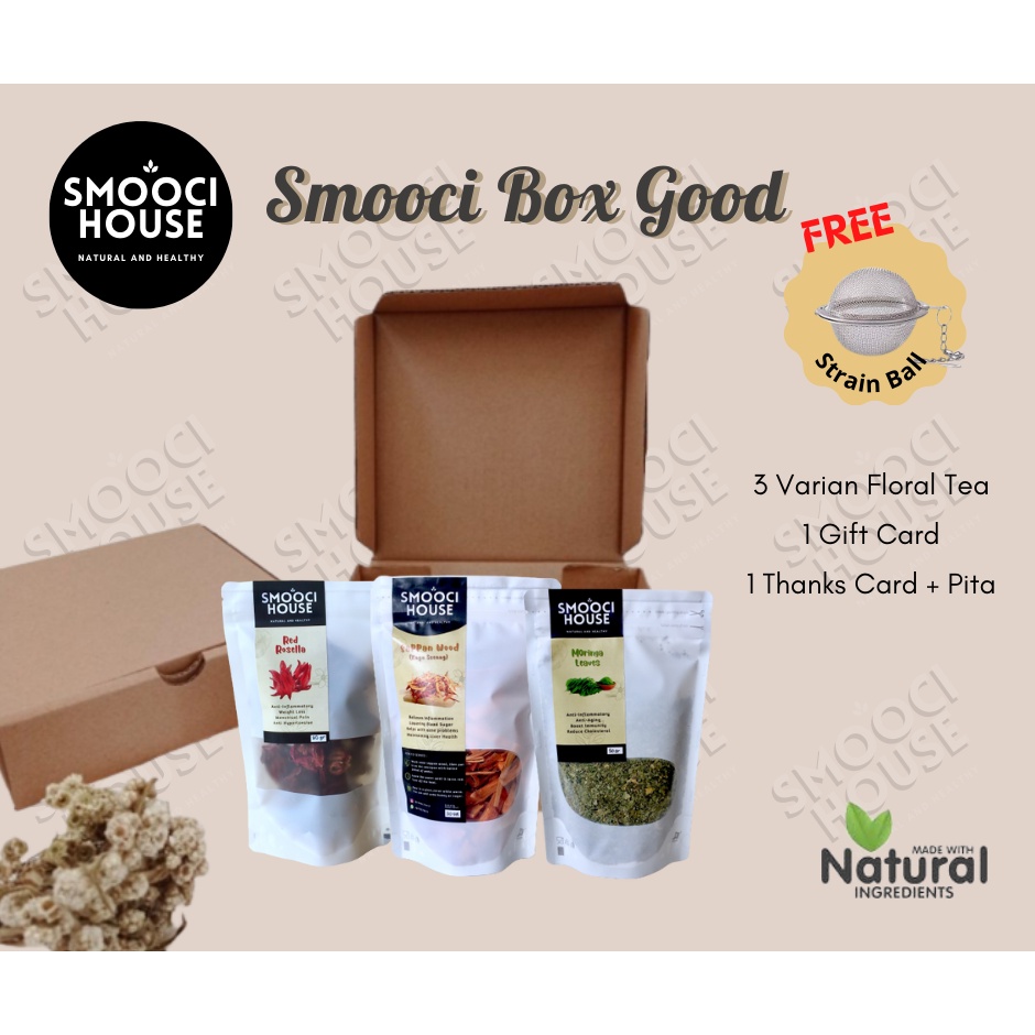 Jual Smooci Box Good | Paket Hampers | Gift Box Tea | Shopee Indonesia