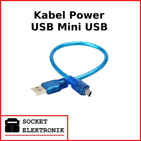 Jual Kabel Power Kabel Data Arduino USB Mini USB 30cm | Shopee Indonesia