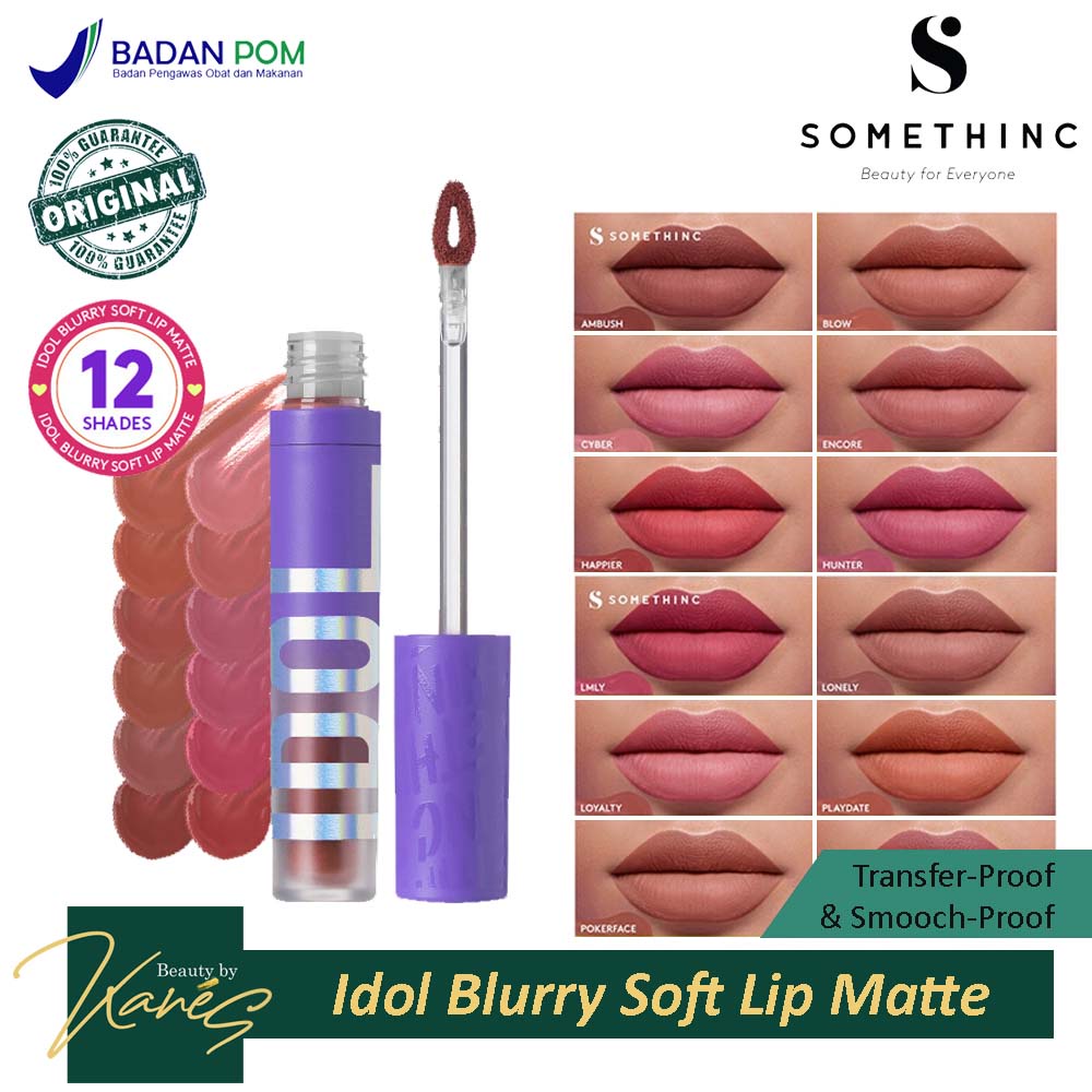 Jual Somethinc Idol Blurry Soft Lip Matte Lip Cream Matte Lipstick