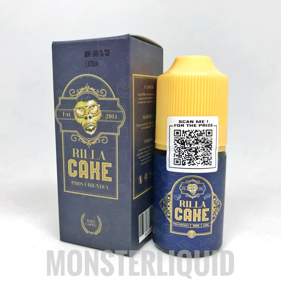 Jual PODS FRIENDLY RILLA CAKE BY INDO JUICE CARTEL 12MG 30ML | Shopee Indonesia