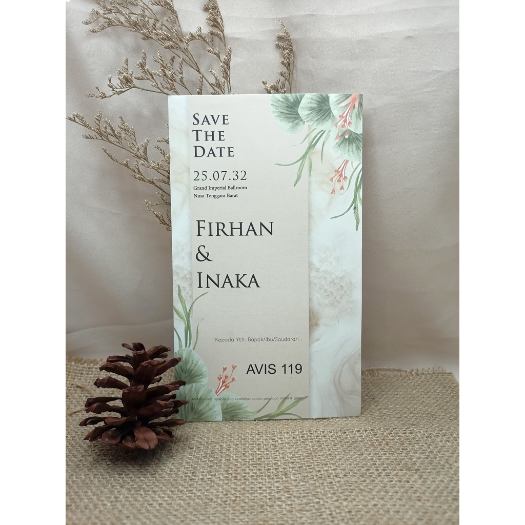 Jual Kertas Blangko Undangan Pernikahan AVIS 119 Real pict Harga Grosir ...