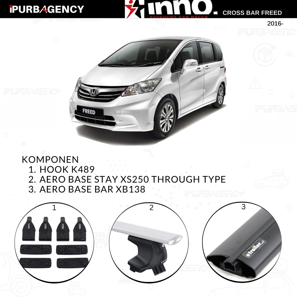 Jual INNO Cross bar Honda Freed 2016- | Shopee Indonesia