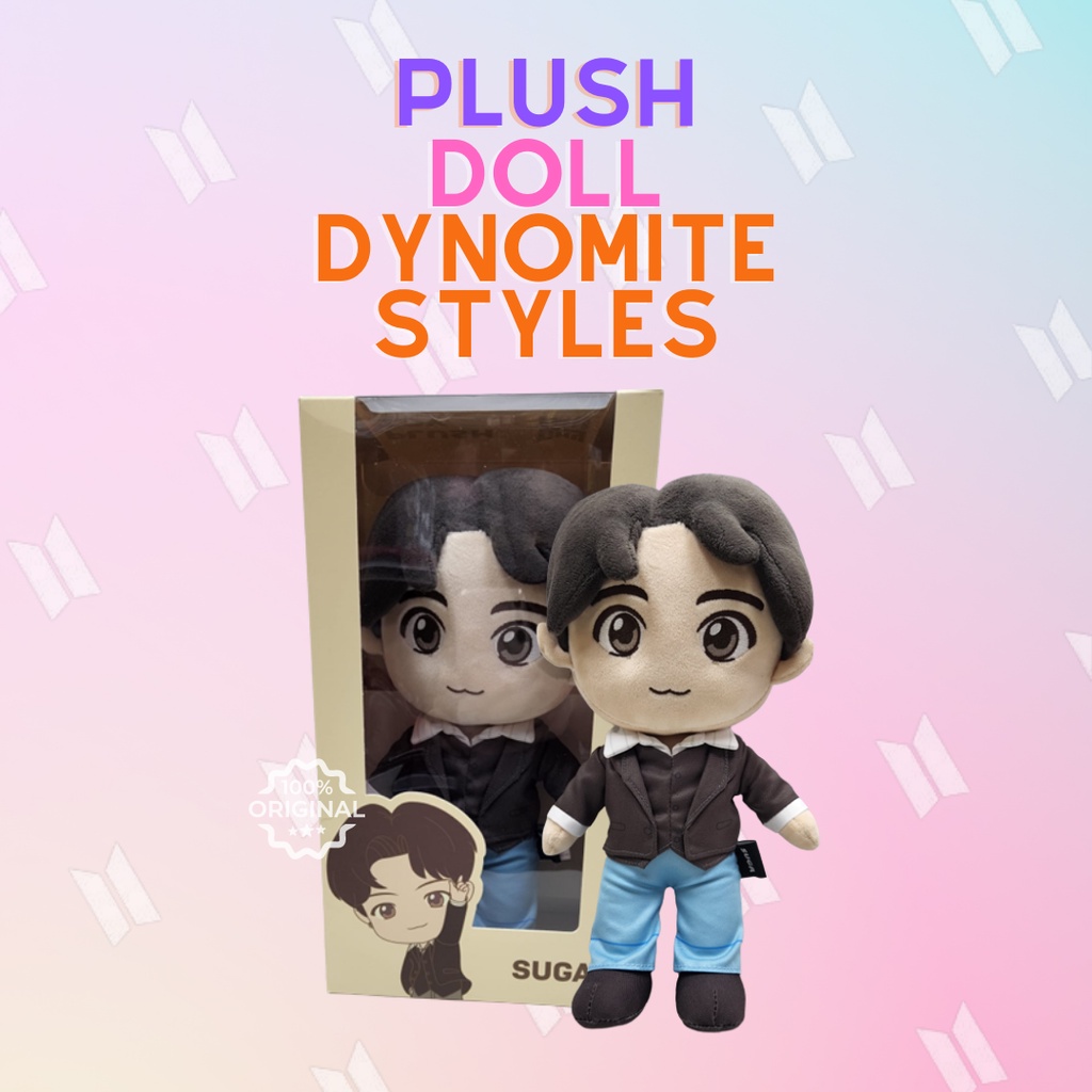 Jual Boneka Merchandise TinyTAN Plush Toy Suga BTS PLUSH DOLL (Dynomite Version) | Shopee Indonesia