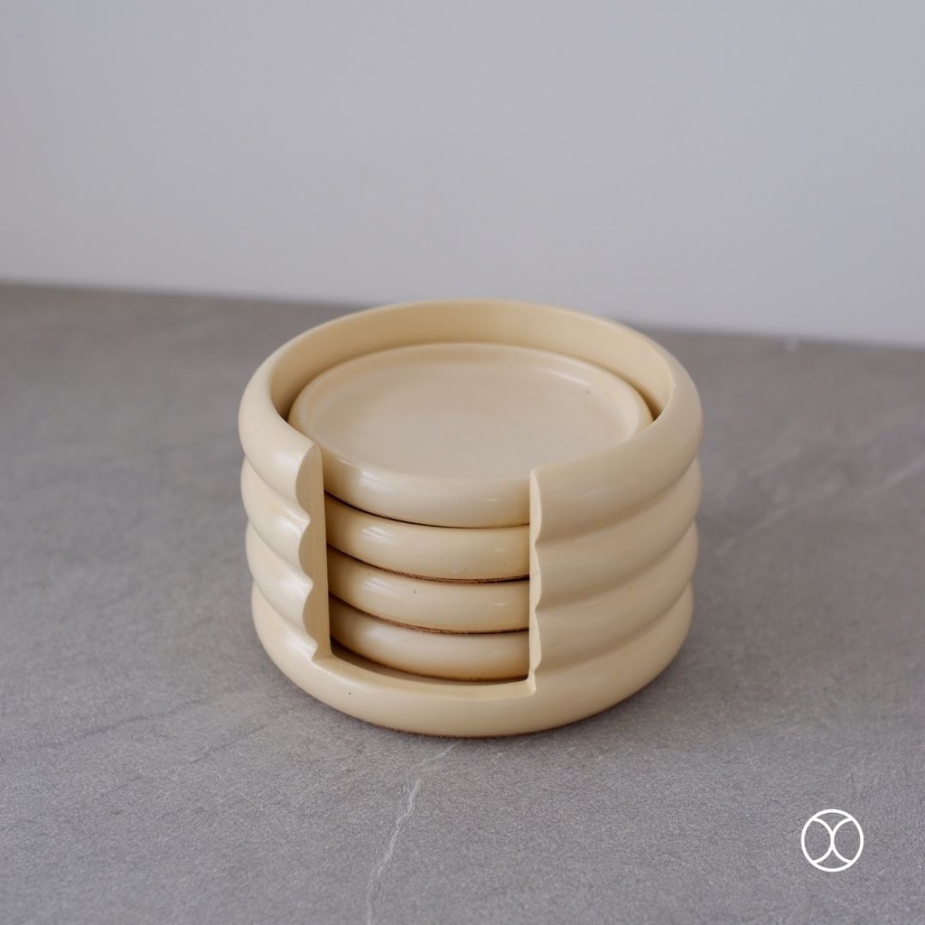 Jual CONCREATE Coaster Box Terra / Tatakan Gelas Set / Alas Gelas Set ...