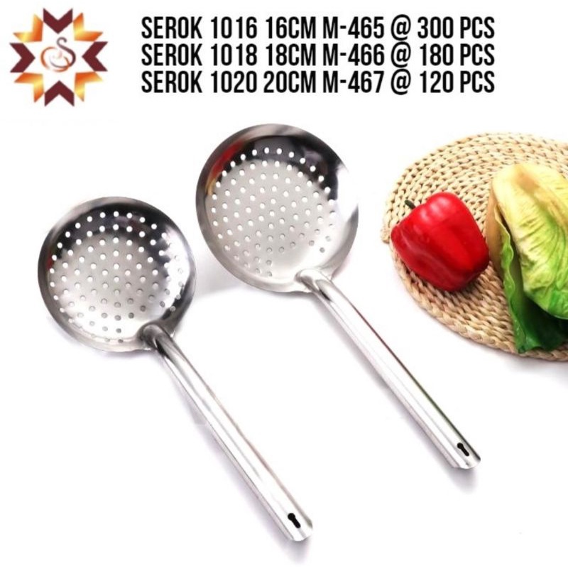 Jual Serok 1016 16cm M-465 ( 2 PCS) | Saringan Serok bolong/serok mie ...