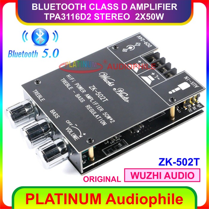 Jual Tpa3116 Bluetooth Amplifier Class D 2X50W Class D Amplifier Zk ...