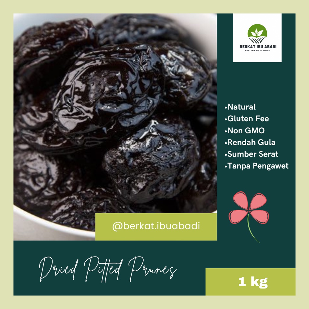 Jual Dried Pitted Prunes 1kg / Buah Prune Kering 1kg | Shopee Indonesia