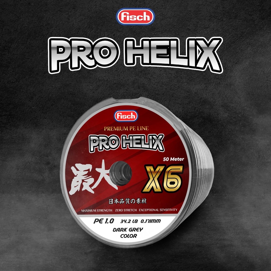 Jual PE. FISCH PRO HELIX X6 - 50m Conecting | Shopee Indonesia