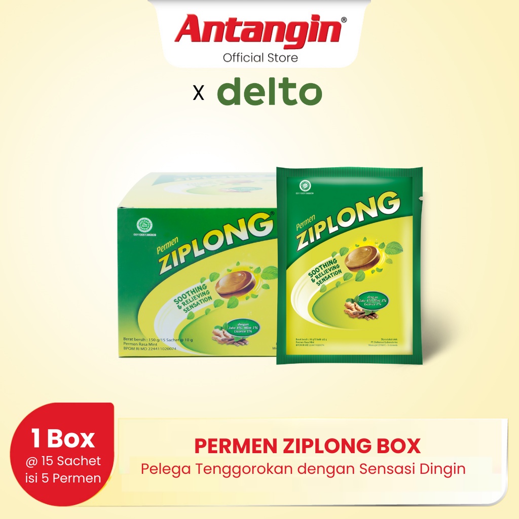 Jual Permen Ziplong Box 15 Sachet -Pelega Tenggorokan dengan Sensasi ...