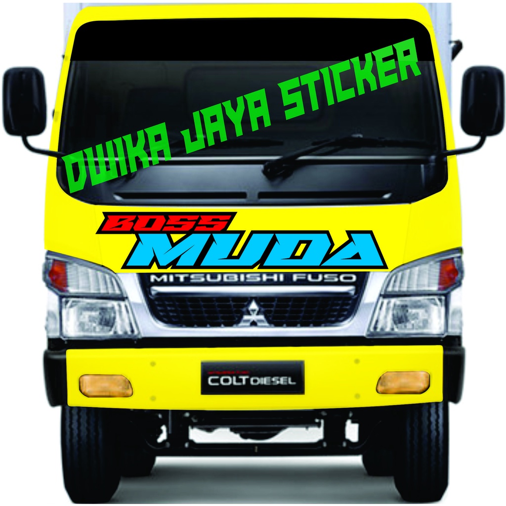 Jual stiker kapp truk boss muda cutting stiker terbaru | Shopee Indonesia